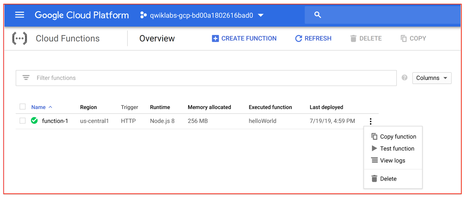 Build a Google Cloud Function in Node - tudip.com